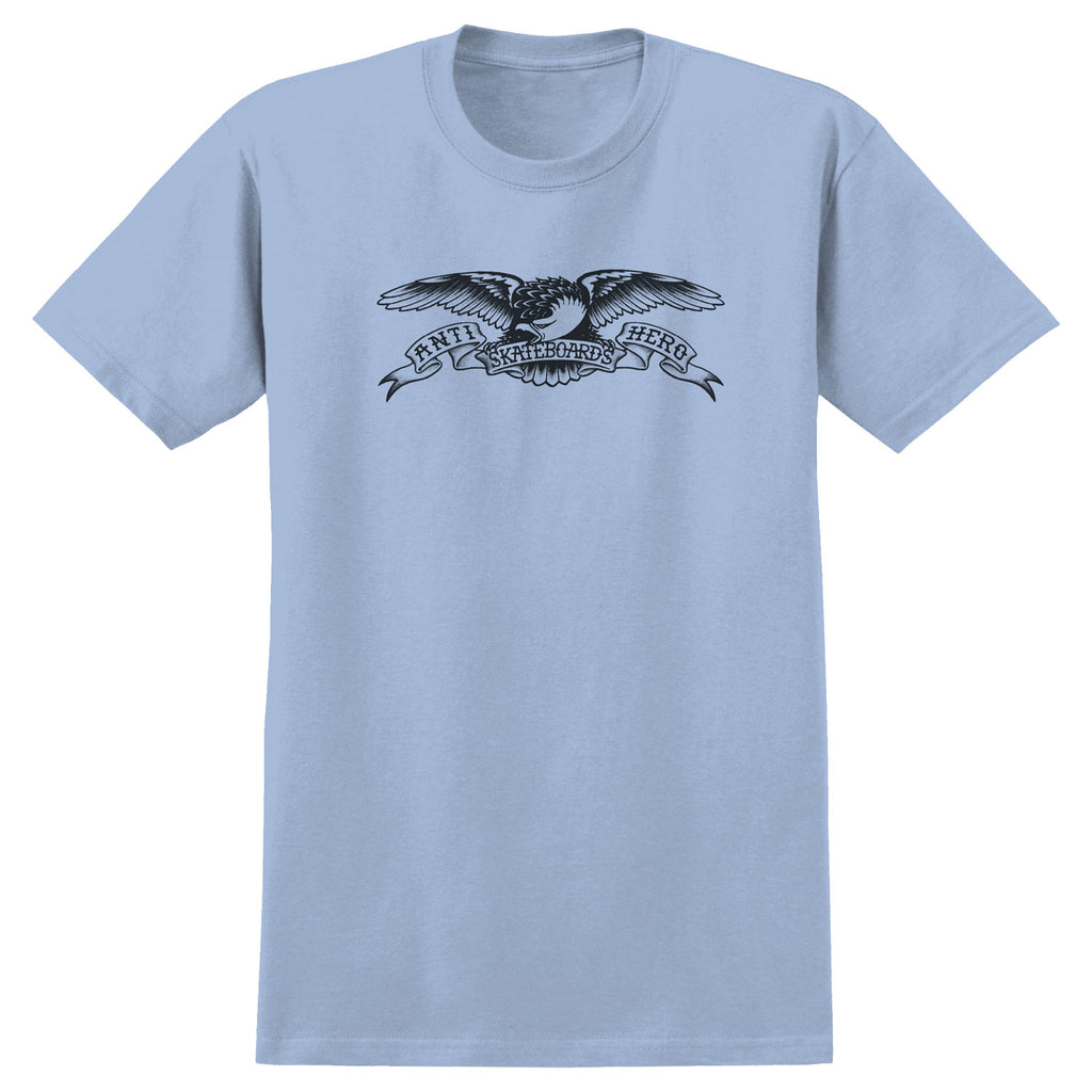 Anti Hero Skateboards Shirt Basic Eagle Powder Blue/Black – TGM Skateboards