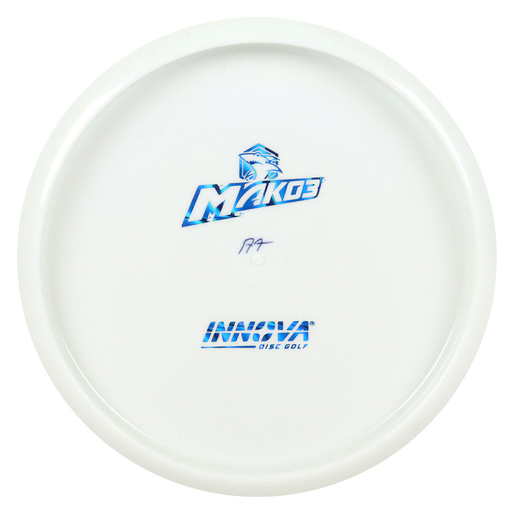 Innova Disc Golf Star Mako3 All White Bottom Stamp Midrange 5/5/0/0 Bl – TGM Skateboards