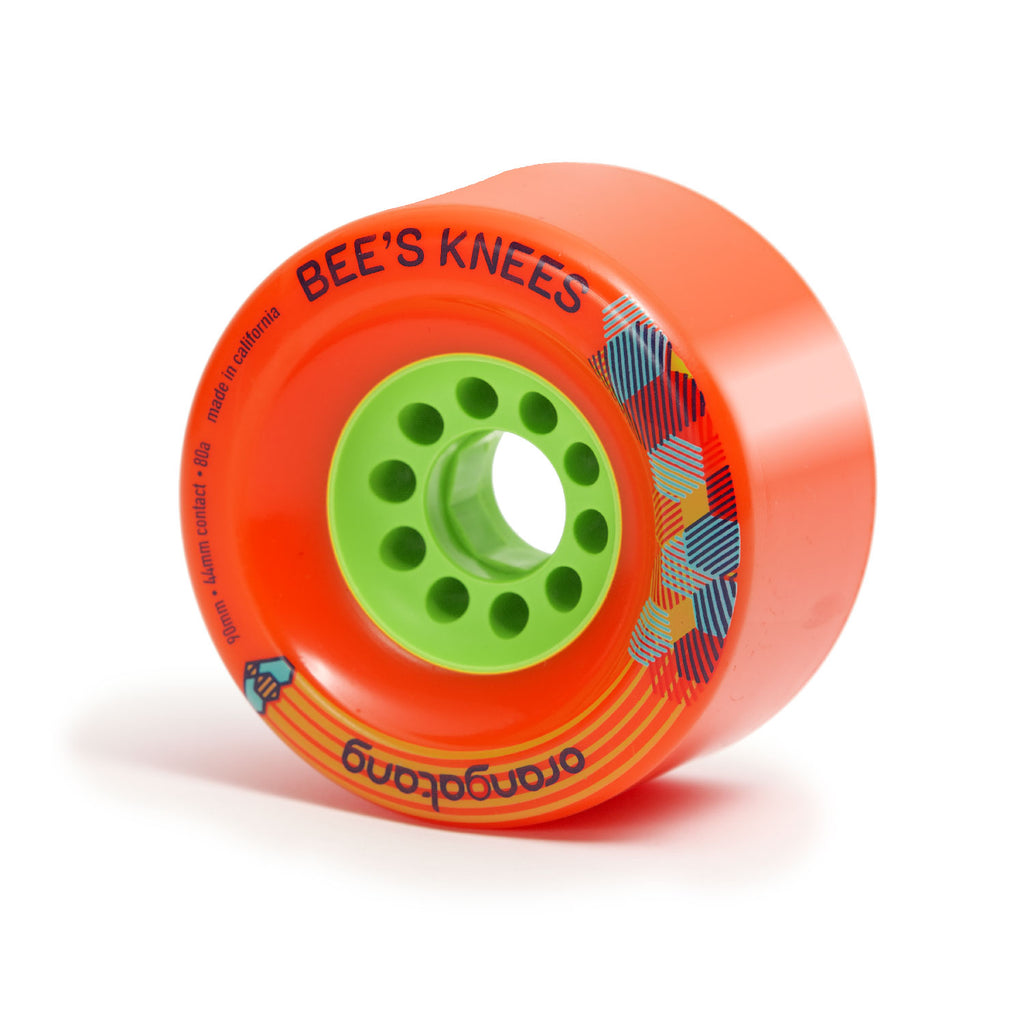 Orangatang Longboard Wheels Bees Knees Orange 90mm 80A – TGM Skateboards
