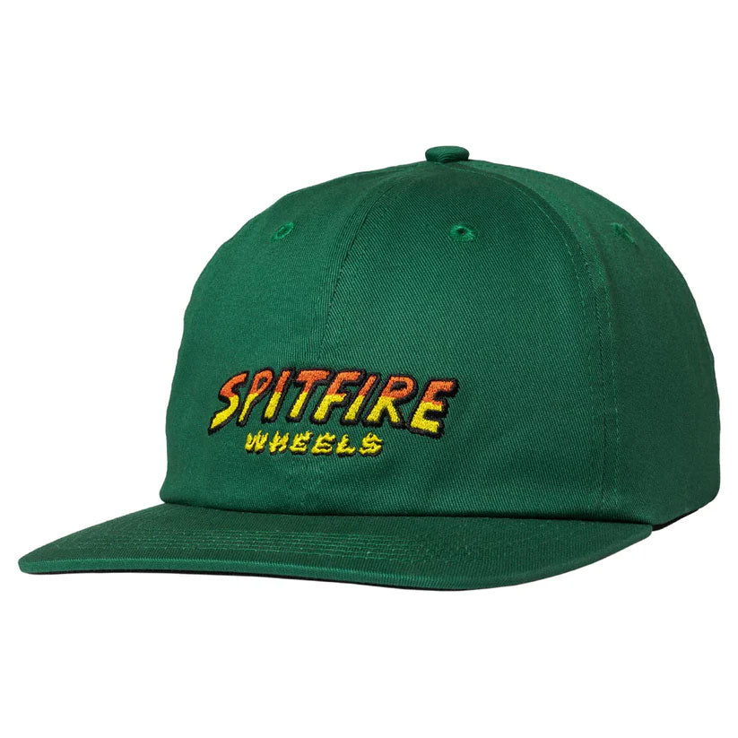Spitfire Wheels Hat Hellhound Script Strapback Dark Green – TGM Skateboards
