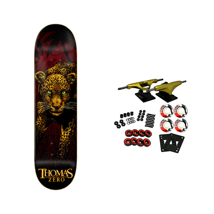 Zero Skateboard Complete Jamie Thomas Leopard 8.25" x 31.9" – TGM ...
