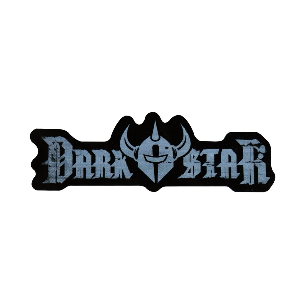 Darkstar Skateboard Sticker Center Knight Black Base/Grey 2.5" x 4.5 ...