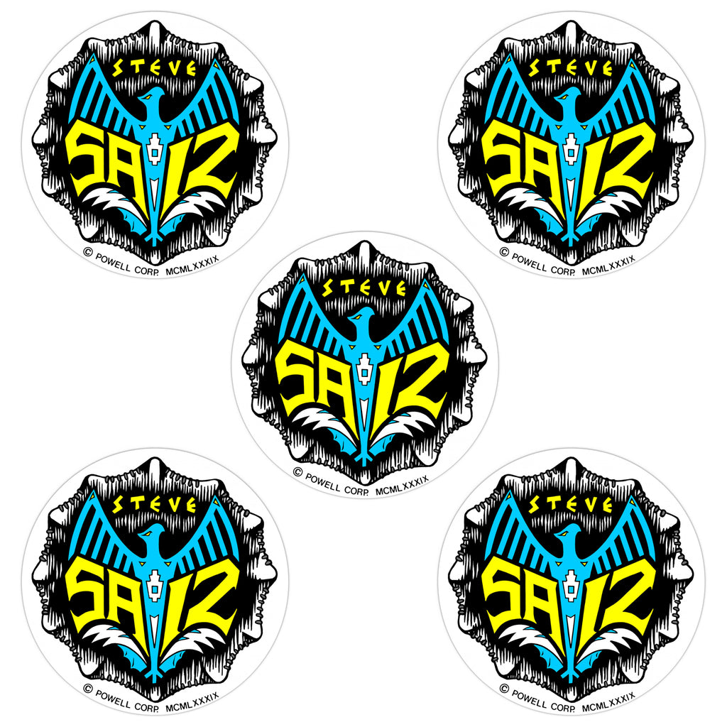 Powell Peralta Skateboard Sticker Steve Saiz Totem Old School Re-Issue ...
