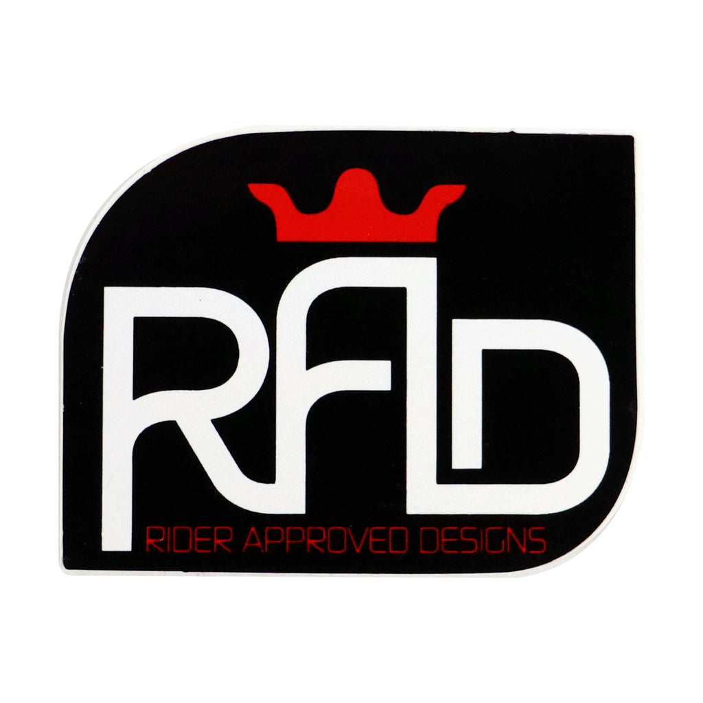 RAD Logo Sticker Black 2.5" – TGM Skateboards