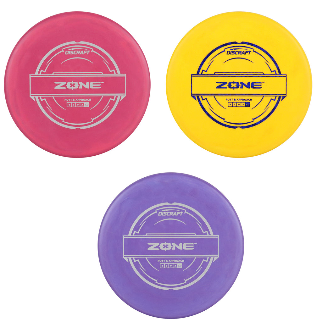 Discraft Disc Golf Putter Line Zone 4/3/0/3 - Choose Exact Disc – TGM ...
