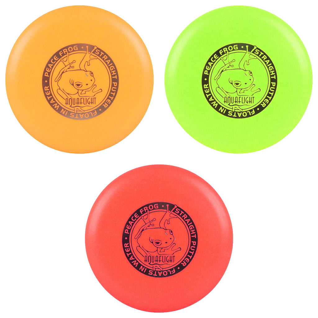 AquaFlight Floating Disc Golf Peace Frog Putter 3/3/0/1 - Choose Exact ...