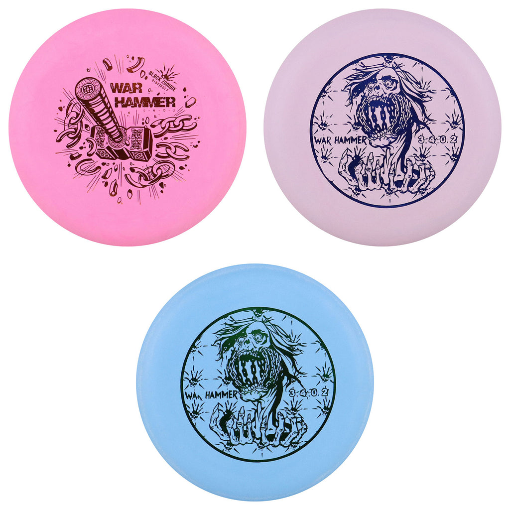 Black Zombie Disc Golf SSSS Warhammer Putter 3/4/0/2 - Choose Exact Di ...