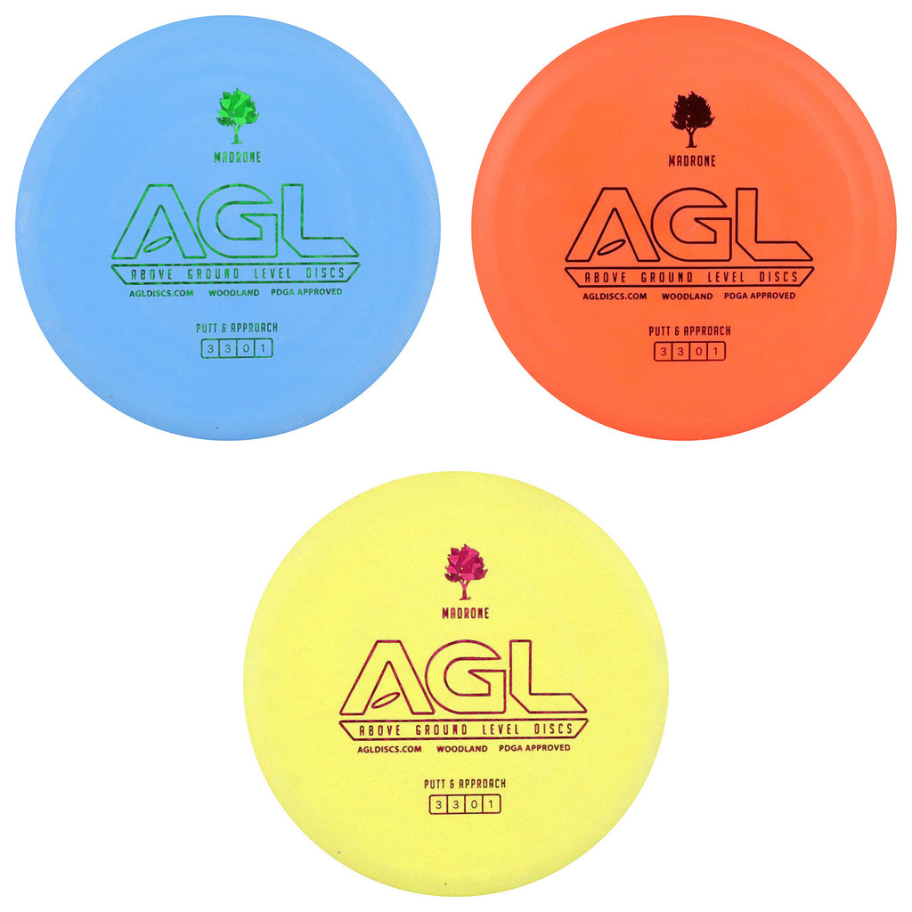 AGL Disc Golf Woodland Madrone Putter 3/3/0/1 - Choose Exact – TGM ...