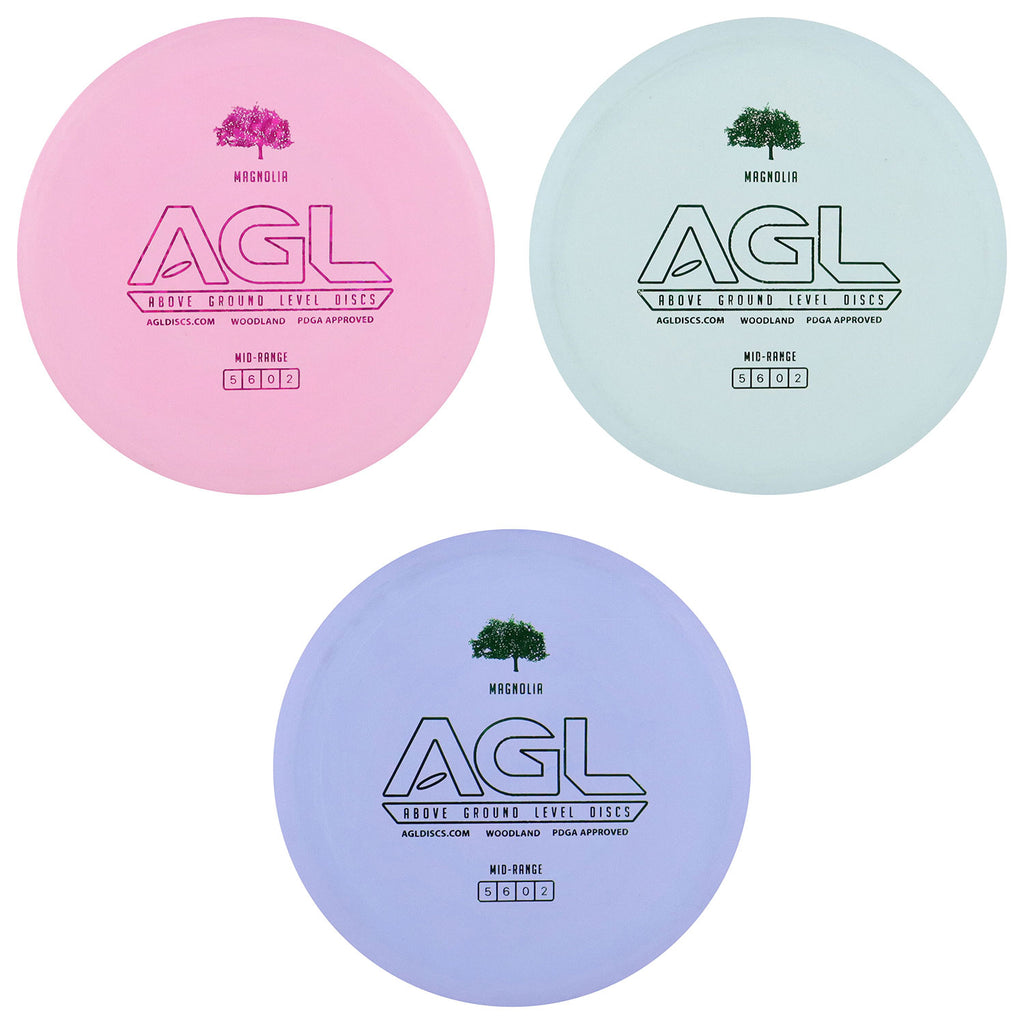 AGL Disc Golf Woodland Magnolia Midrange Disc 5/5/0/2 - Choose Exact ...