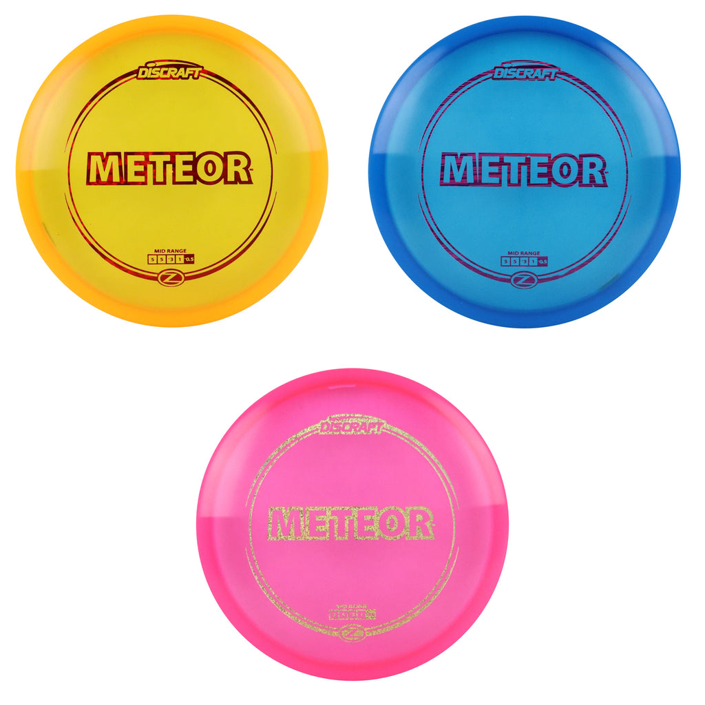 Discraft Disc Golf Z Line Meteor Midrange Disc 5/5/-3/1 - Choose Exact ...