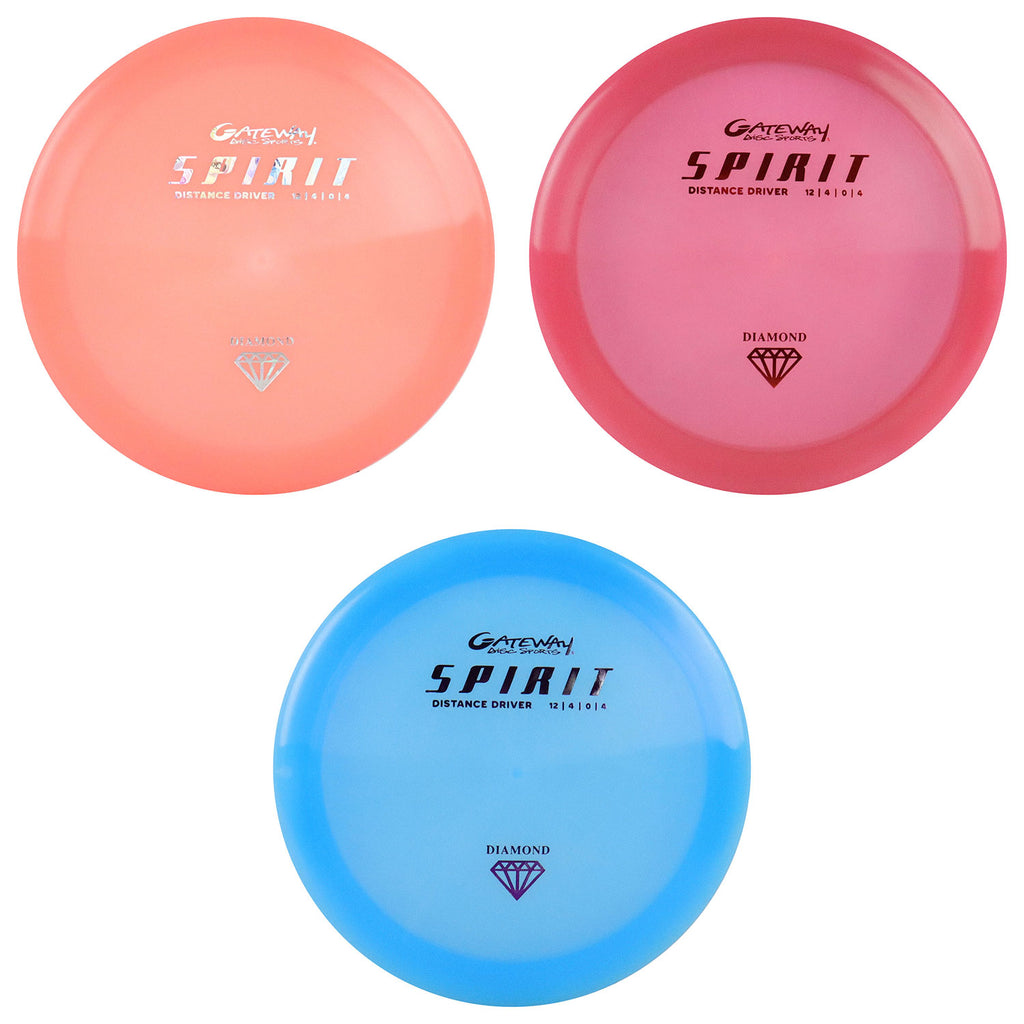 Gateway Disc Golf Diamond Spirit Distance Driver 12/4/0/4 - Choose Exa ...