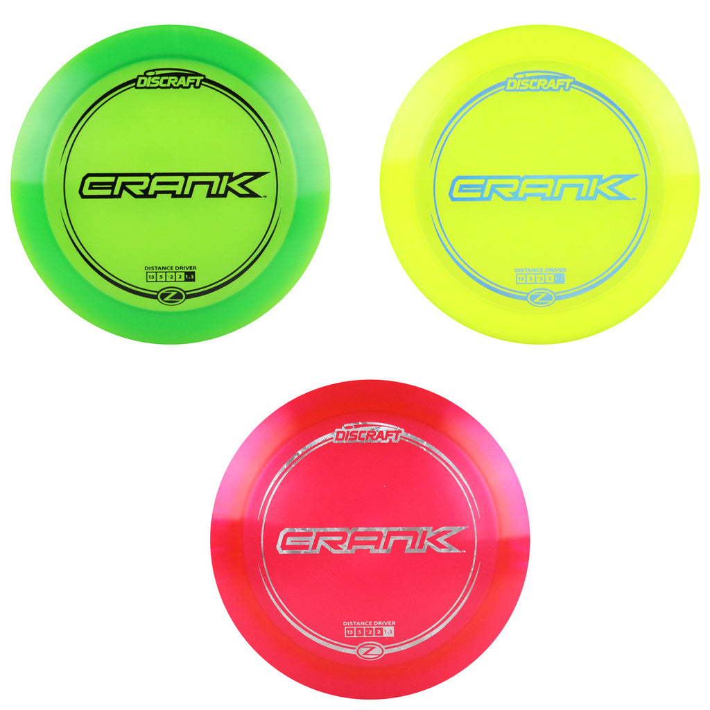 Discraft Disc Golf Z Line Crank Distance Driver 13/5/-2/2 - Choose Exa ...