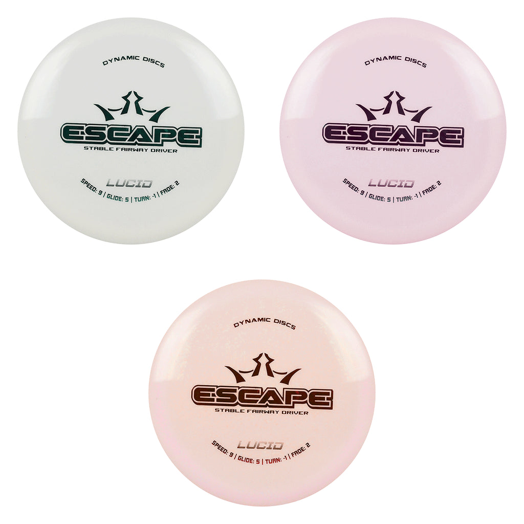 Dynamic Disc Golf Lucid Escape Fairway Driver 9/5/-1/2 - Choose Exact ...