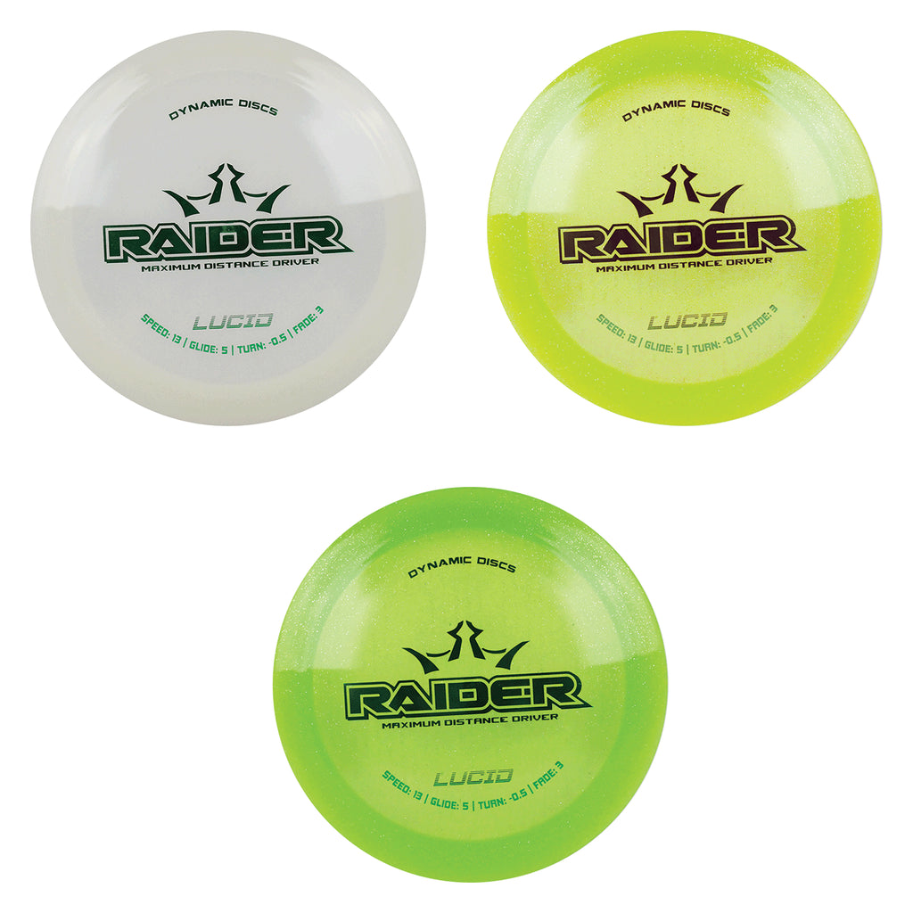 Dynamic Disc Golf Lucid Raider Distance Driver 13/5/-0.5/3 - Choose Ex ...