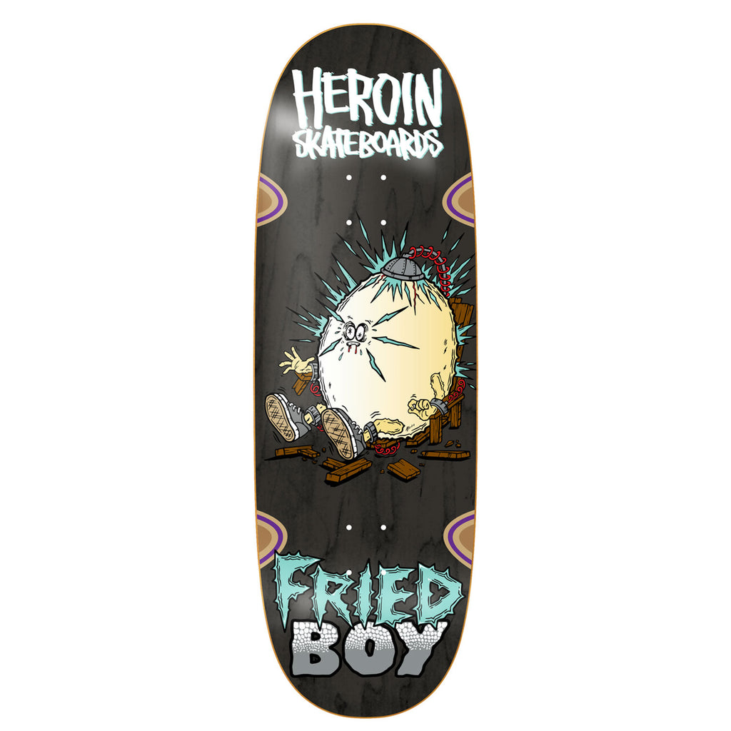 Heroin Skateboard Deck Fried Boy 10.4" x 32" – TGM Skateboards