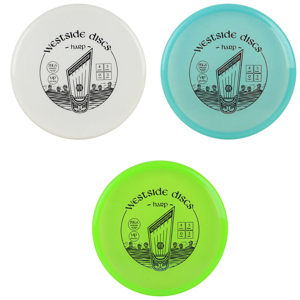 Westside Disc Golf VIP Harp Midrange 4/3/0/3 - Choose Exact Disc – TGM ...