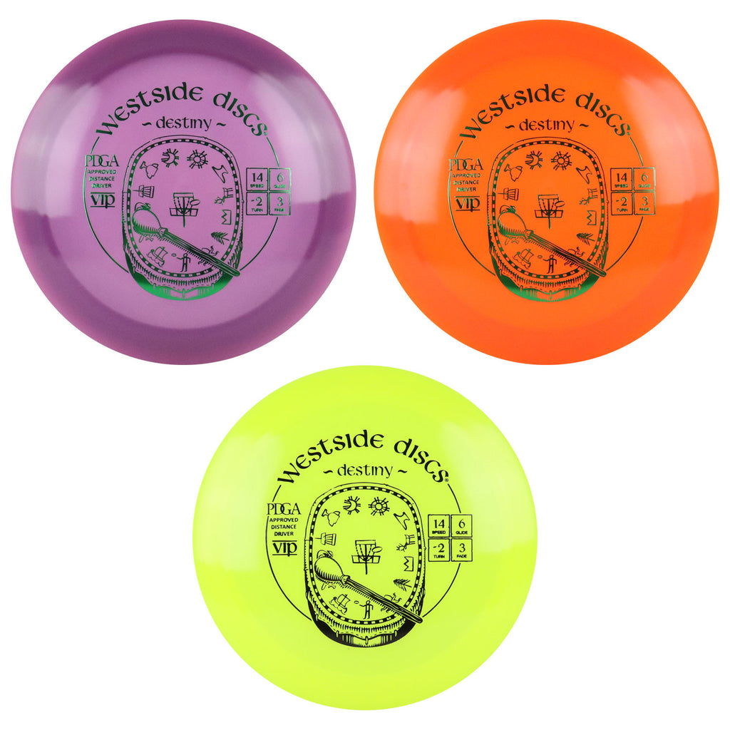 Westside Disc Golf VIP Destiny Distance Driver 14/6/-2/3 - Choose Exac ...
