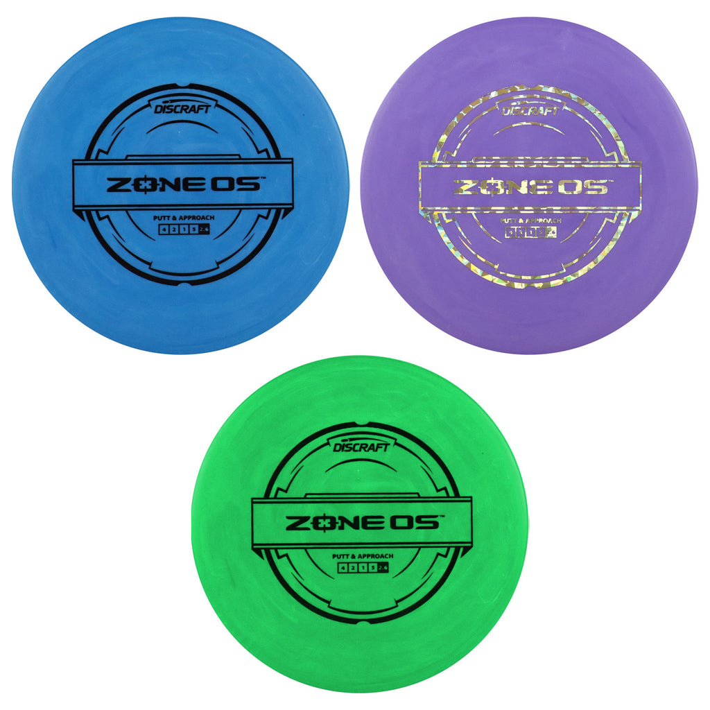 Discraft Disc Golf Putter Line Zone OS 4/2/1/5 - Choose Exact Disc ...