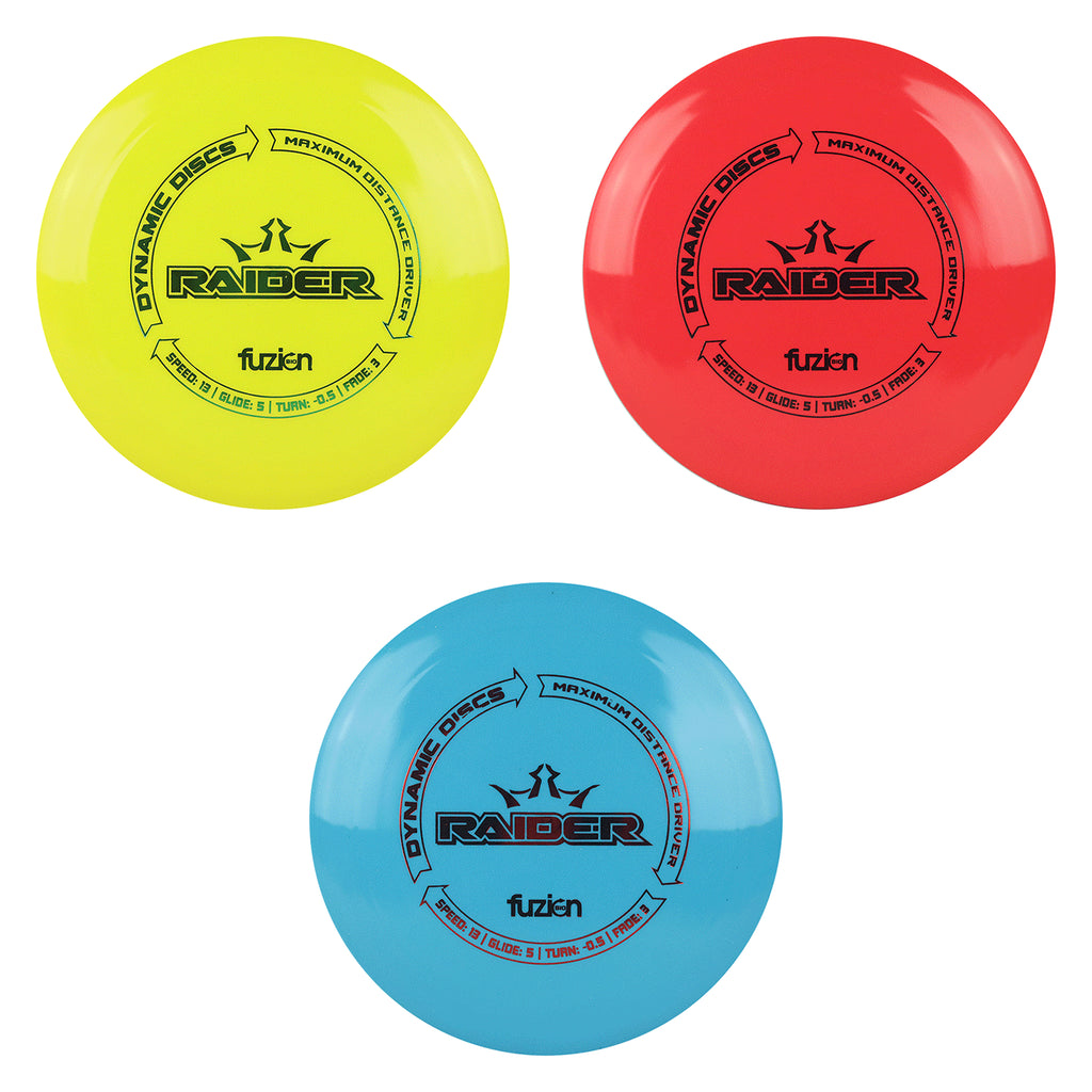 Dynamic Disc Golf Distance Driver BioFuzion Raider 13/5/-0.5/3 - Choos ...