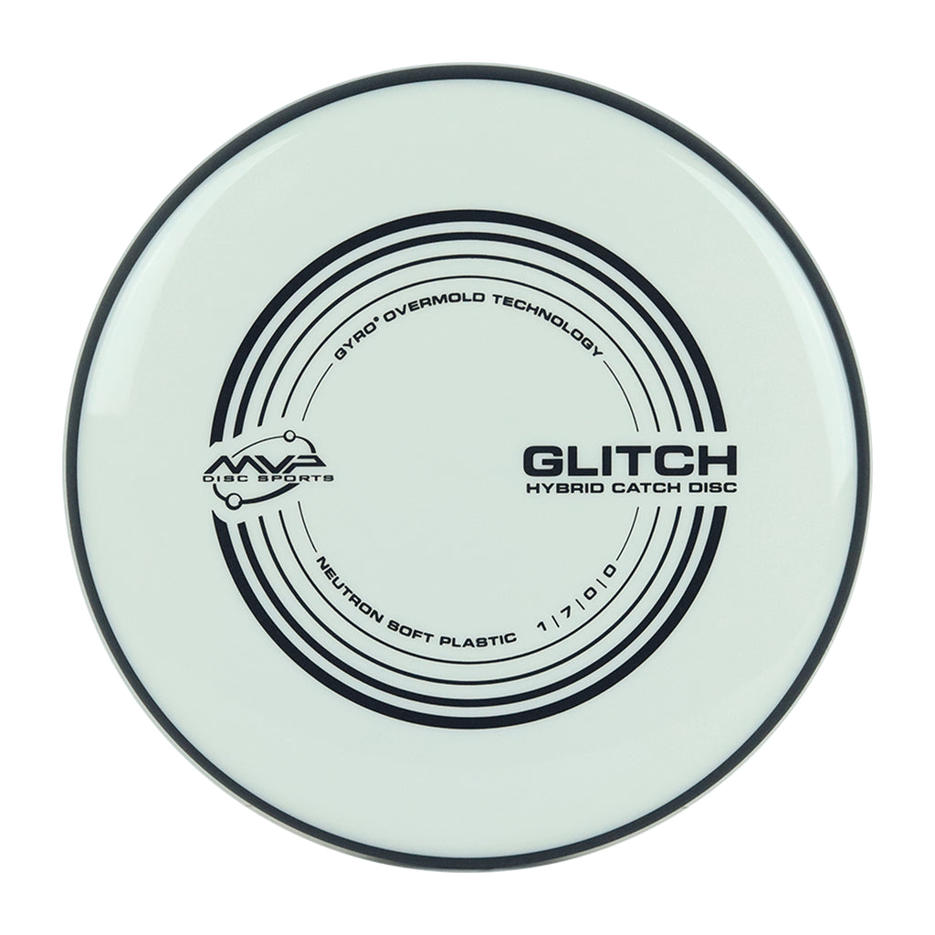 MVP Disc Golf Neutron Glitch Soft Putter Hybrid Catch White 149 grams ...