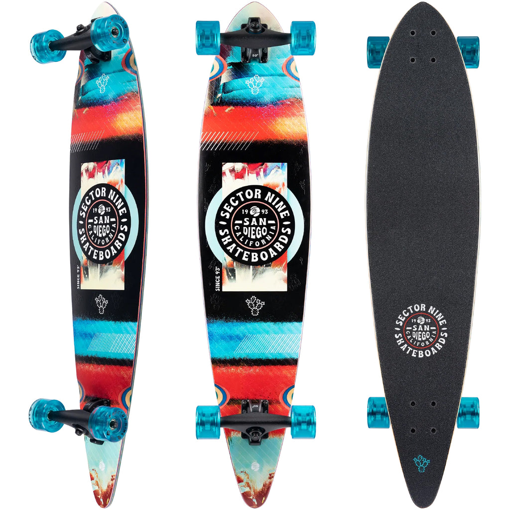 Sector 9 Longboard Complete Ledger Fiesta 9.25" x 40" Pintail – TGM ...