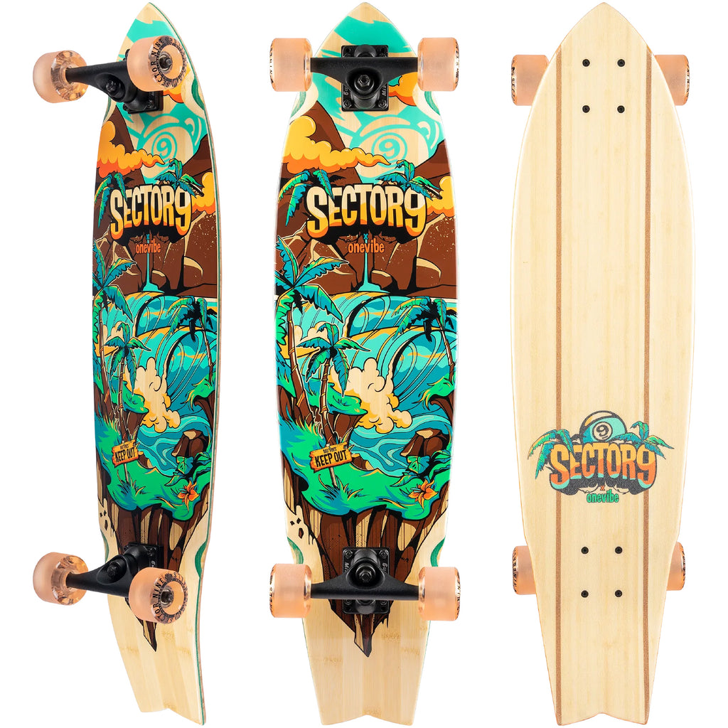 Sector 9 Longboards Complete Cruiser Skateboard Snapper Hideout 8.75 ...