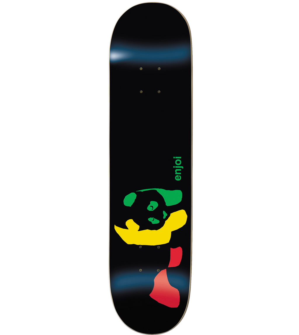 Enjoi Skateboard Deck Rasta Panda 8.0" x 31.6" – TGM Skateboards