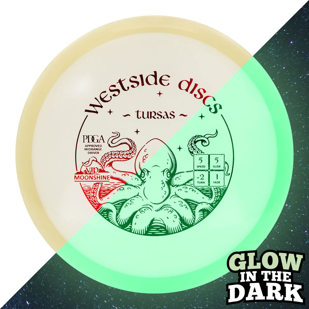 Westside Disc Golf VIP Moonshine Glow Tursas Midrange 5/5/-2/1 - Choos ...