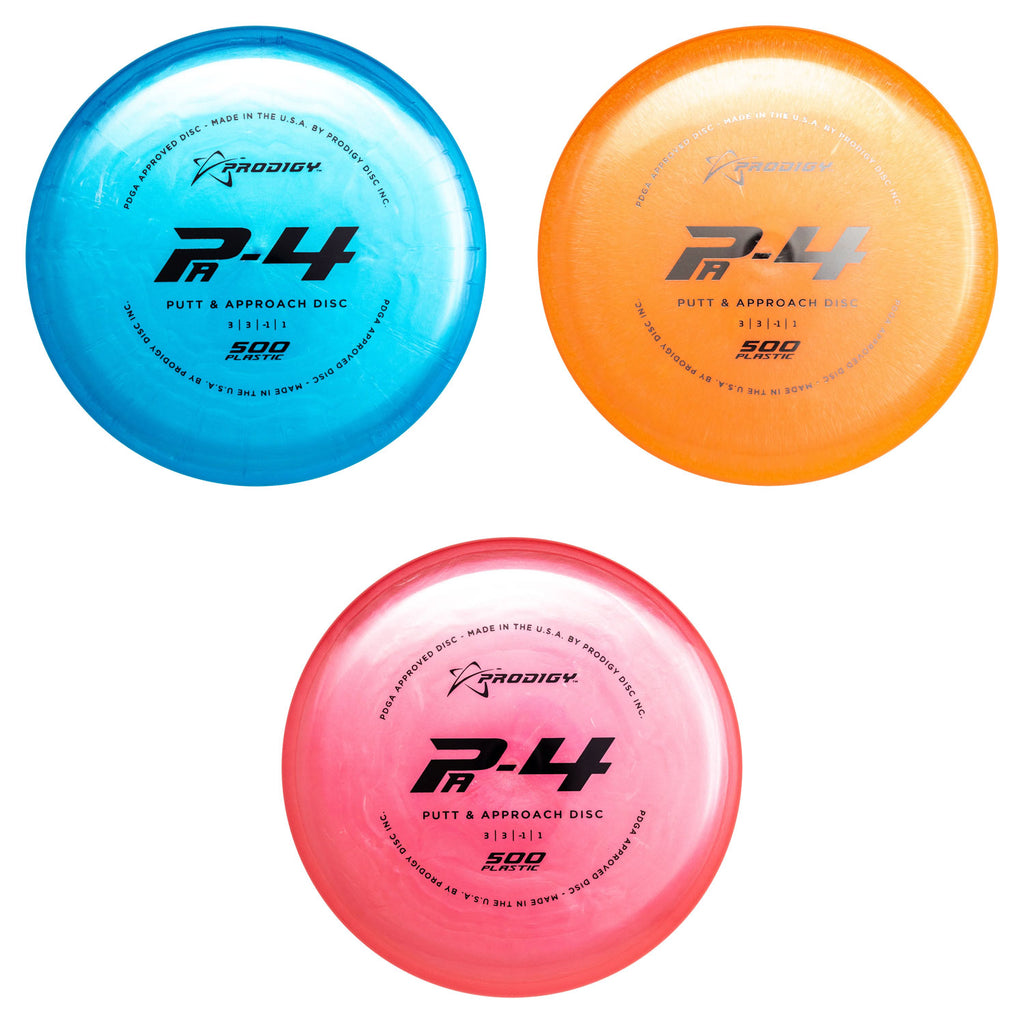 Prodigy Disc Golf 500 PA-4 Putter 3/3/-1/1 - Choose Exact Disc – TGM ...