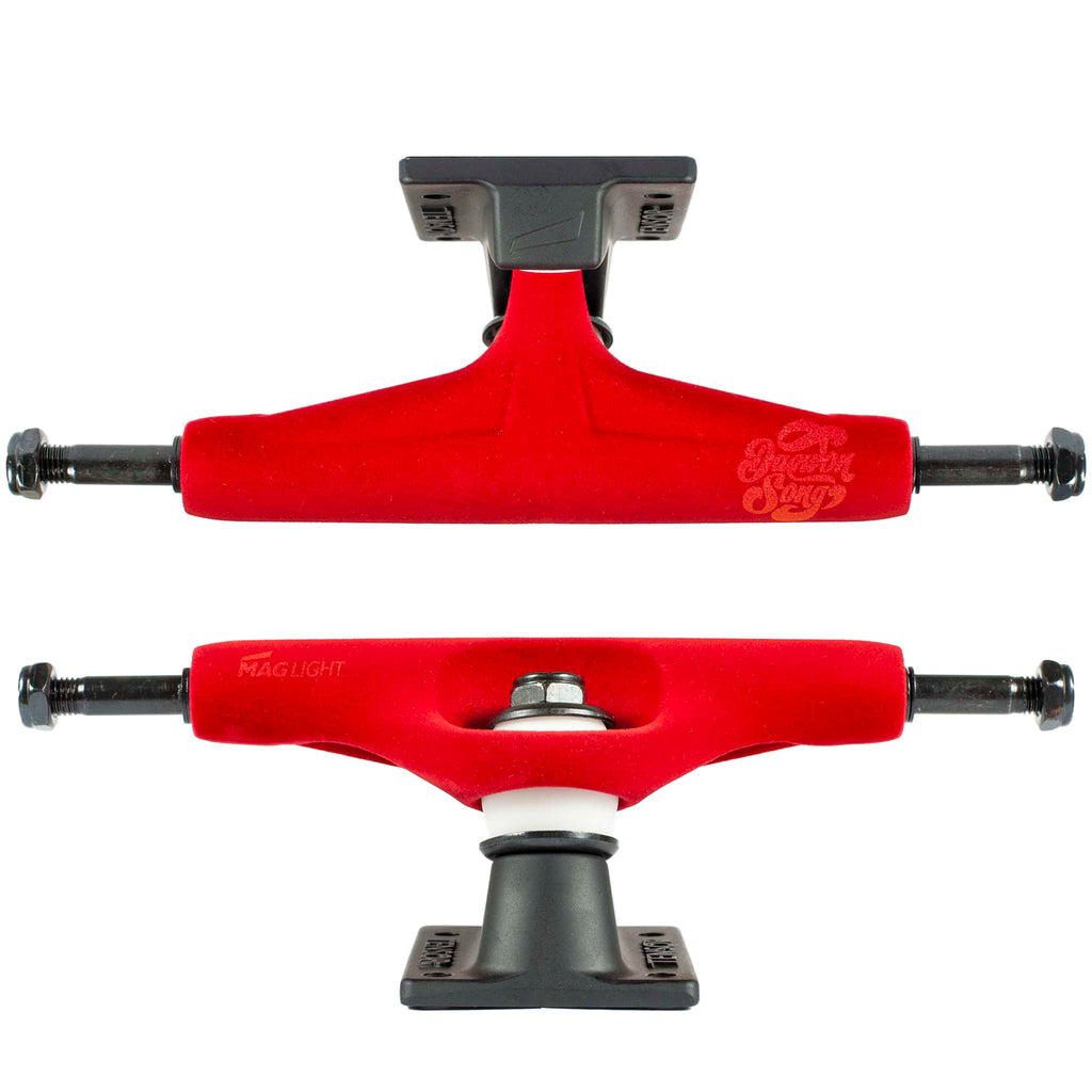 Tensor Skateboard Trucks Mag Light Velvet Daewon Song Red 5.25 (8.0" A ...