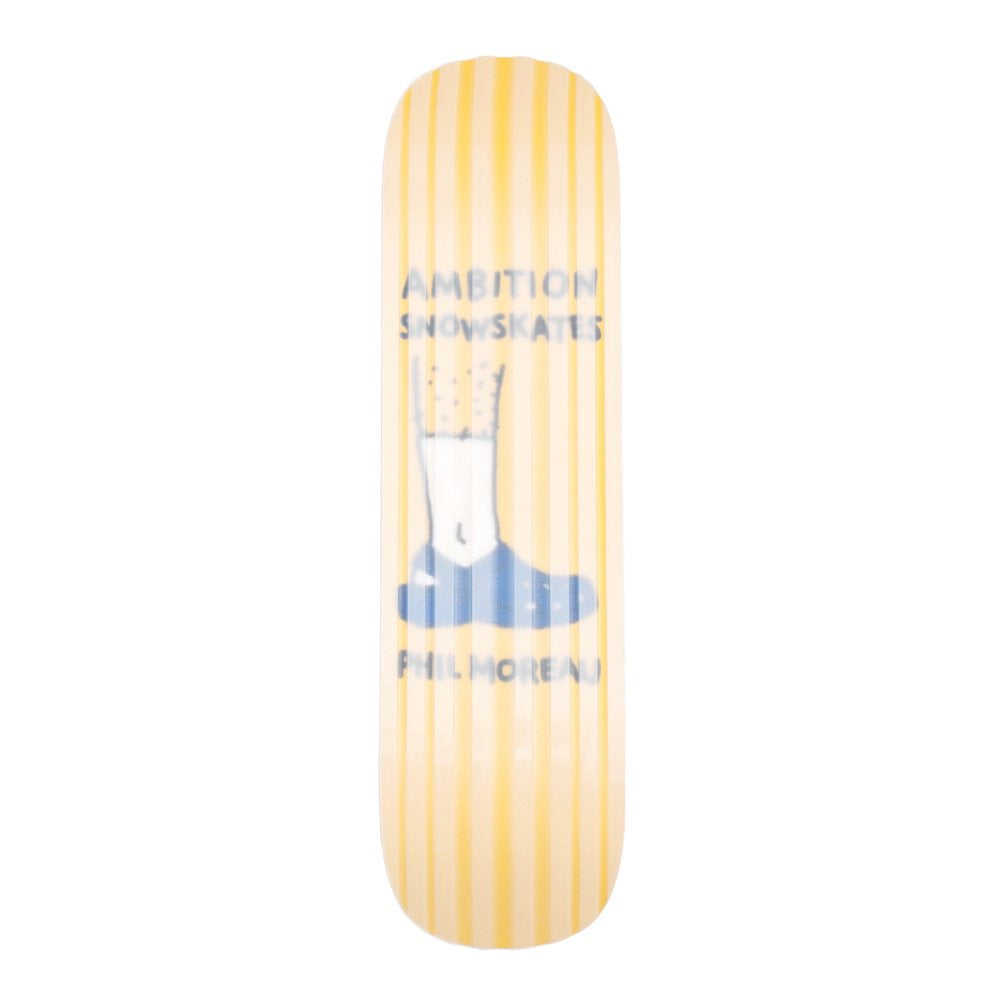 Ambition Snowskate Premium Phil Moreau Pro 8.75" x 32.5" Snow Skate De ...
