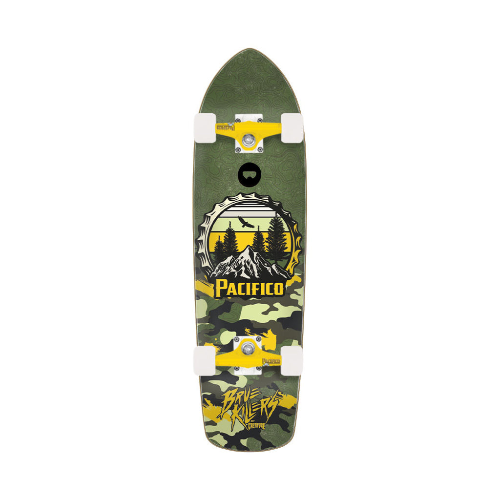 Creature Skateboard Complete Pacifico Bottle Cap Brue Killer Cruiser 8 ...
