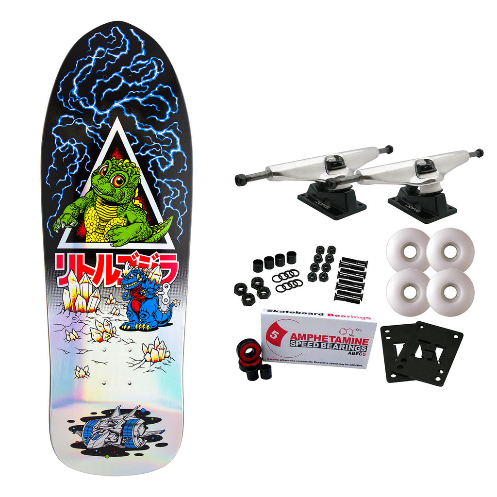 Santa Cruz Skateboard Complete Godzilla Jr. Natas 9.89" x 29.82" – TGM ...