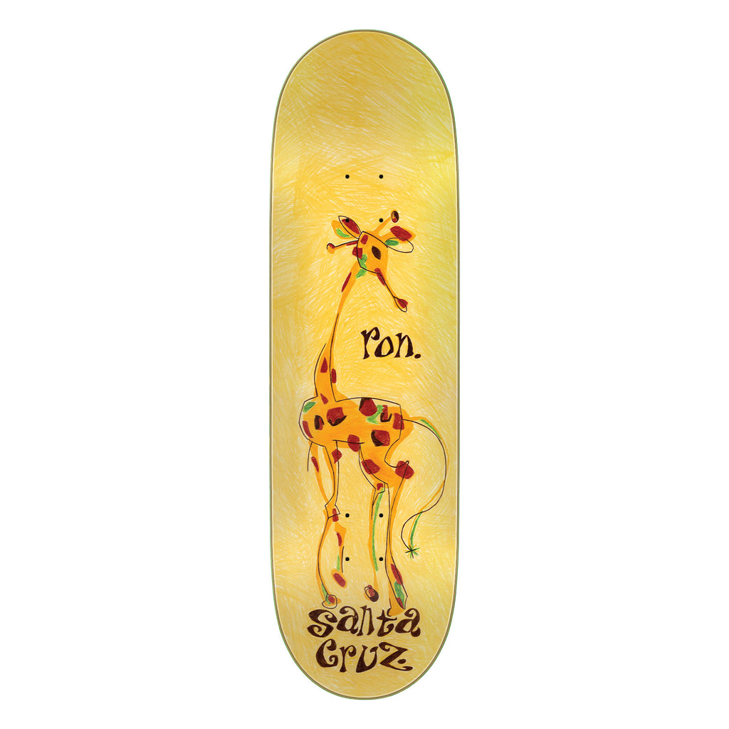 Santa Cruz Skateboard Deck Ron Whaley 30 Year Giraffe VX Everslick 9.0 ...