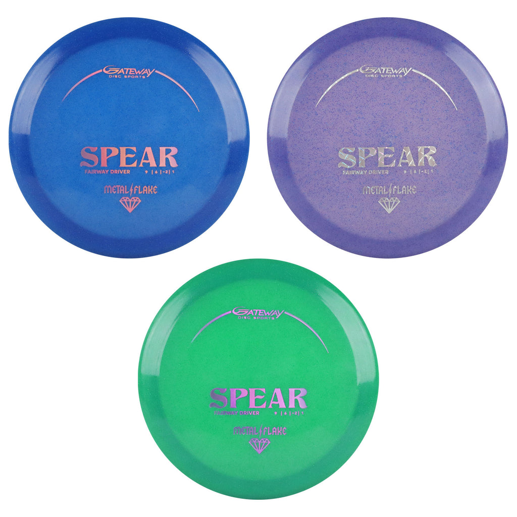 Gateway Disc Golf Metal Flake Diamond Spear Fairway Driver 9/6/-2/1 ...