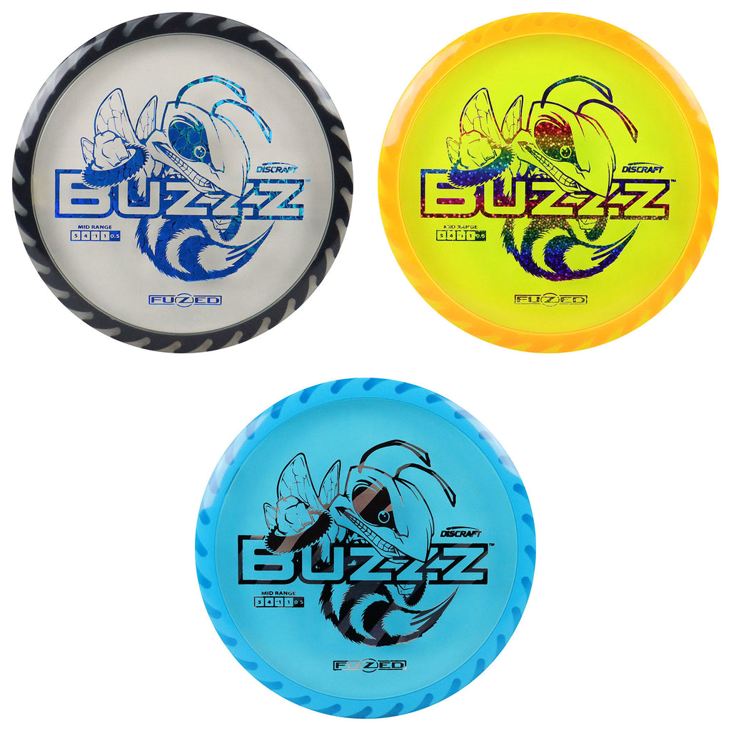 Discraft Disc Golf Fuzed Line Buzzz with Saw Pattern Midrange Disc ...