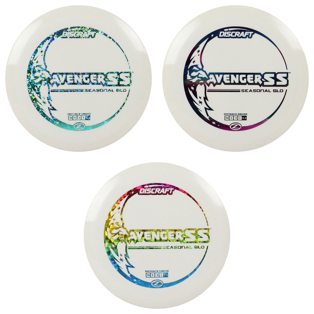 Discraft Disc Golf Glo Z Avenger SS Distance Driver 10/5/-3-1 - Choose ...