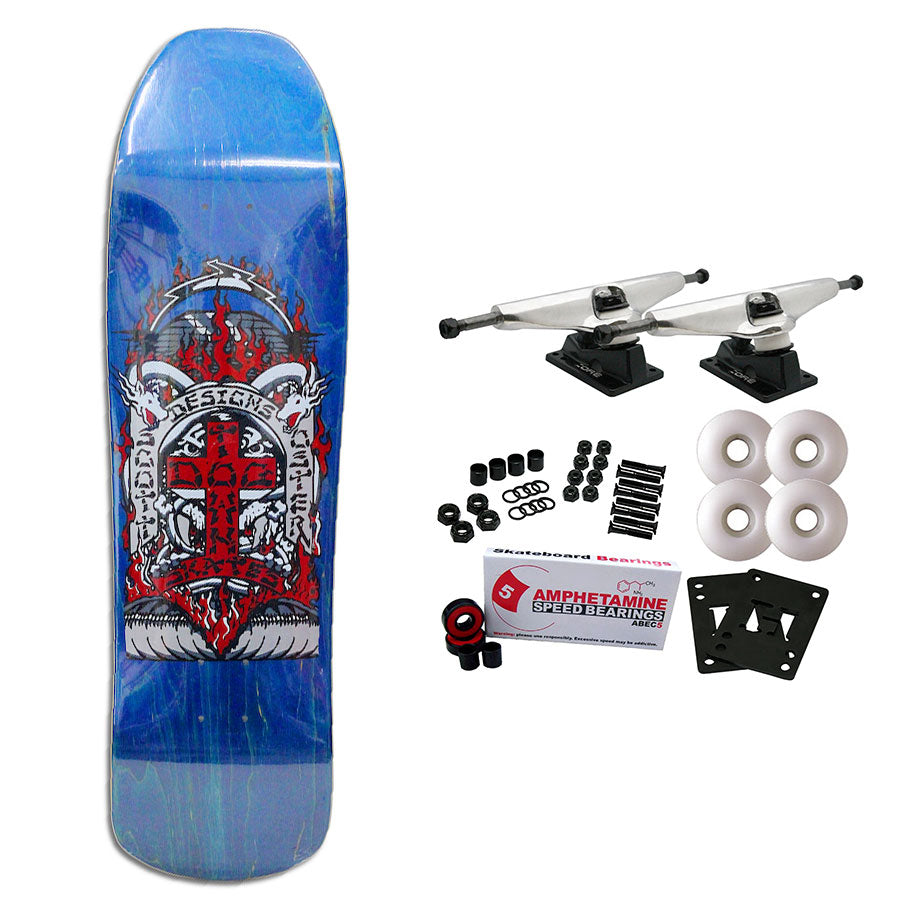 Dogtown Skateboard Complete Scott Oster M80 Blue Old School 8.875" x 3 ...