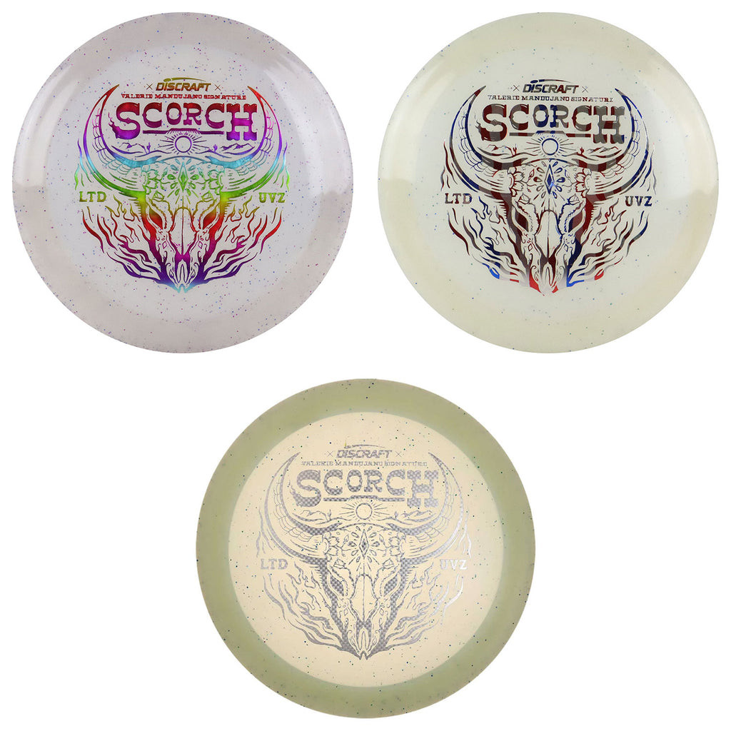 Discraft Disc Golf Mandujano UV Sparkle Z Scorch Driver 11/6/-2/2 - Ch ...