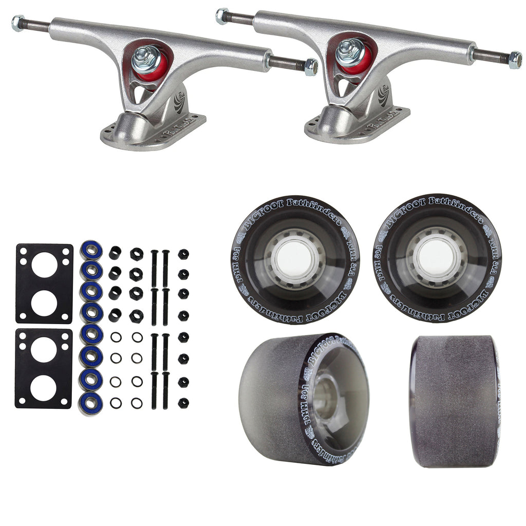 Paris Longboard Trucks, Wheels, Hardware, and Abec 7 Bearings Kit - V2 ...