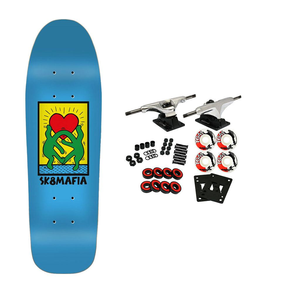 Sk8 Mafia Skateboard Complete One Love Blue 7.3" x 24.5" – TGM Skateboards