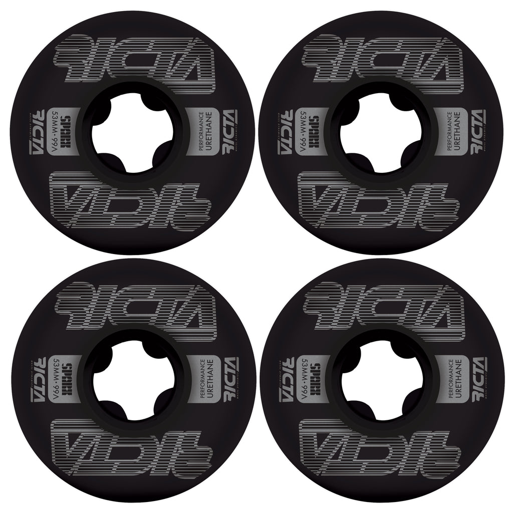 Ricta Wheels 53mm Framework Sparx 99A Black – TGM Skateboards