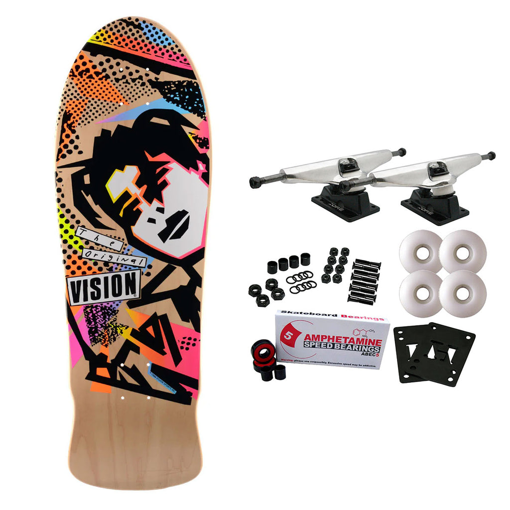 Vision Skateboard Complete Original Gonz Natural 10" x 30" Old School ...