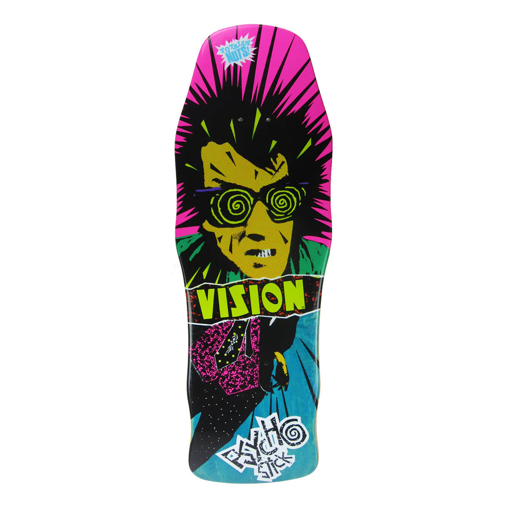 Vision Skateboard Deck Original Psycho Stick Blue 10" x 30" Old School ...