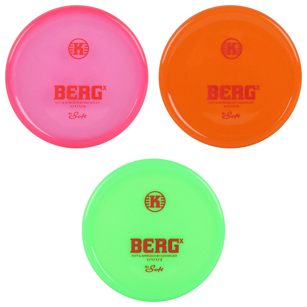 Kastaplast Disc Golf K1 Soft Berg X Putter 1/1/1/2 - Choose Exact Disc ...