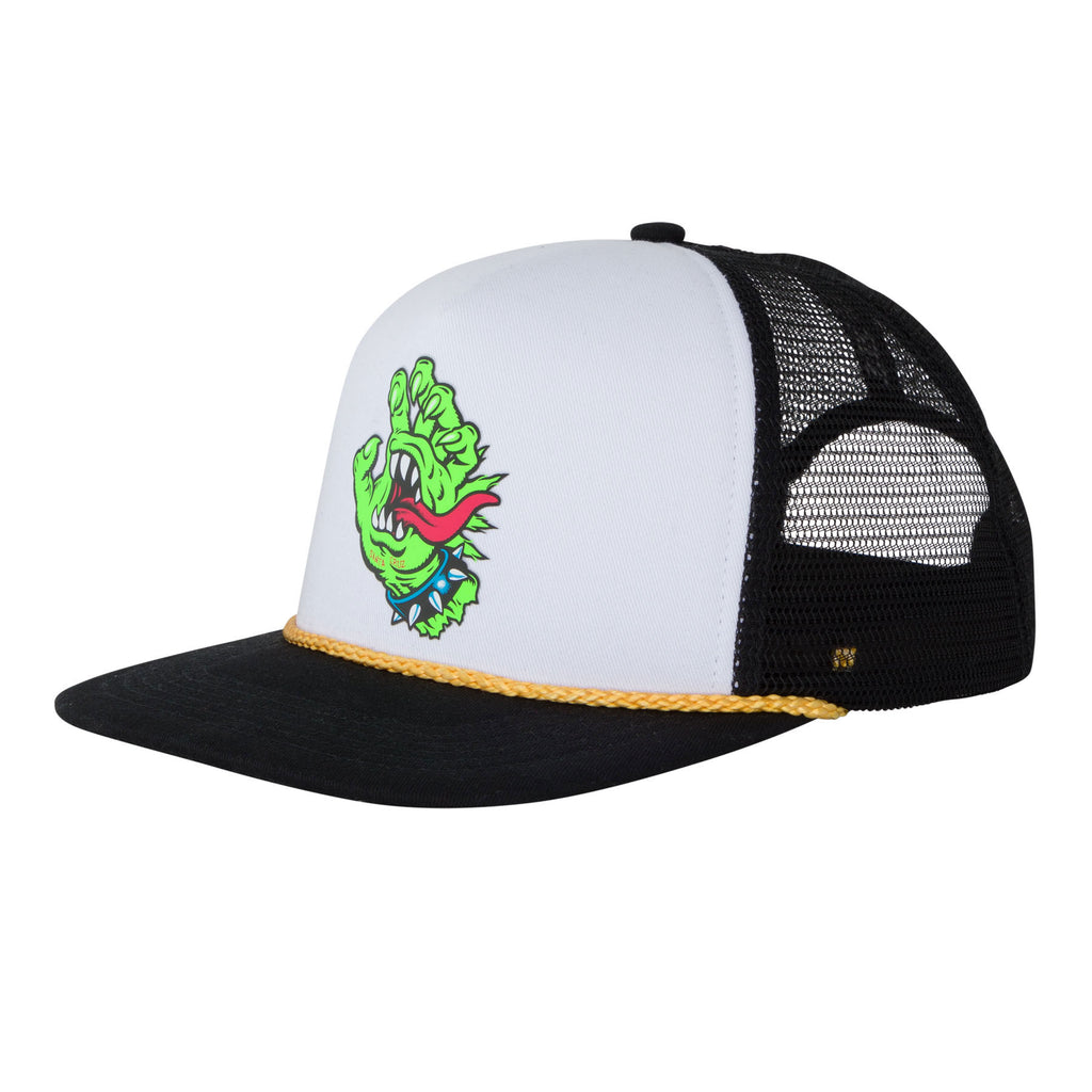 Santa Cruz Skateboards Hat Meek OG Slasher Hand Black/White – TGM ...