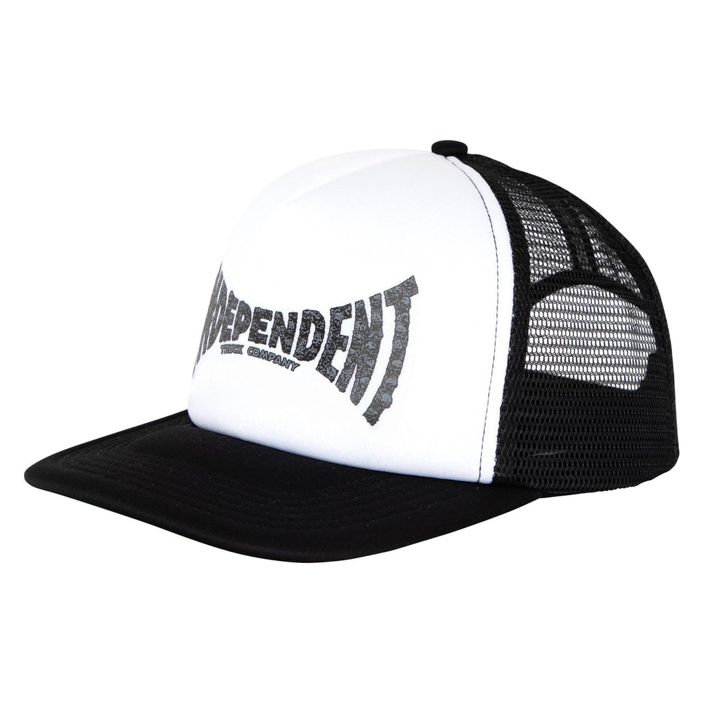Independent Trucks Hat Skull Span Mesh Trucker White/Black – TGM ...