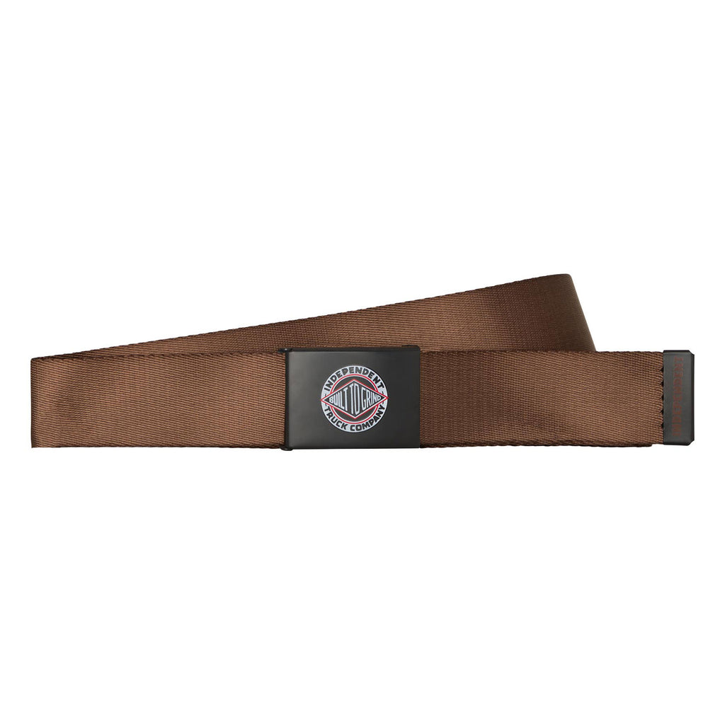 Independent Skateboard Belt BTG Summit Web Brown OS – TGM Skateboards
