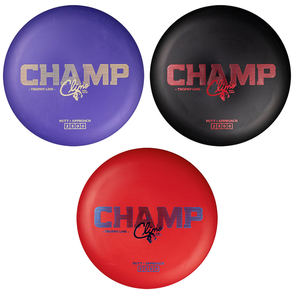 Climo Disc Golf Trophy Line Champ Putter 2/3/0/0 - Choose Exact Disc ...