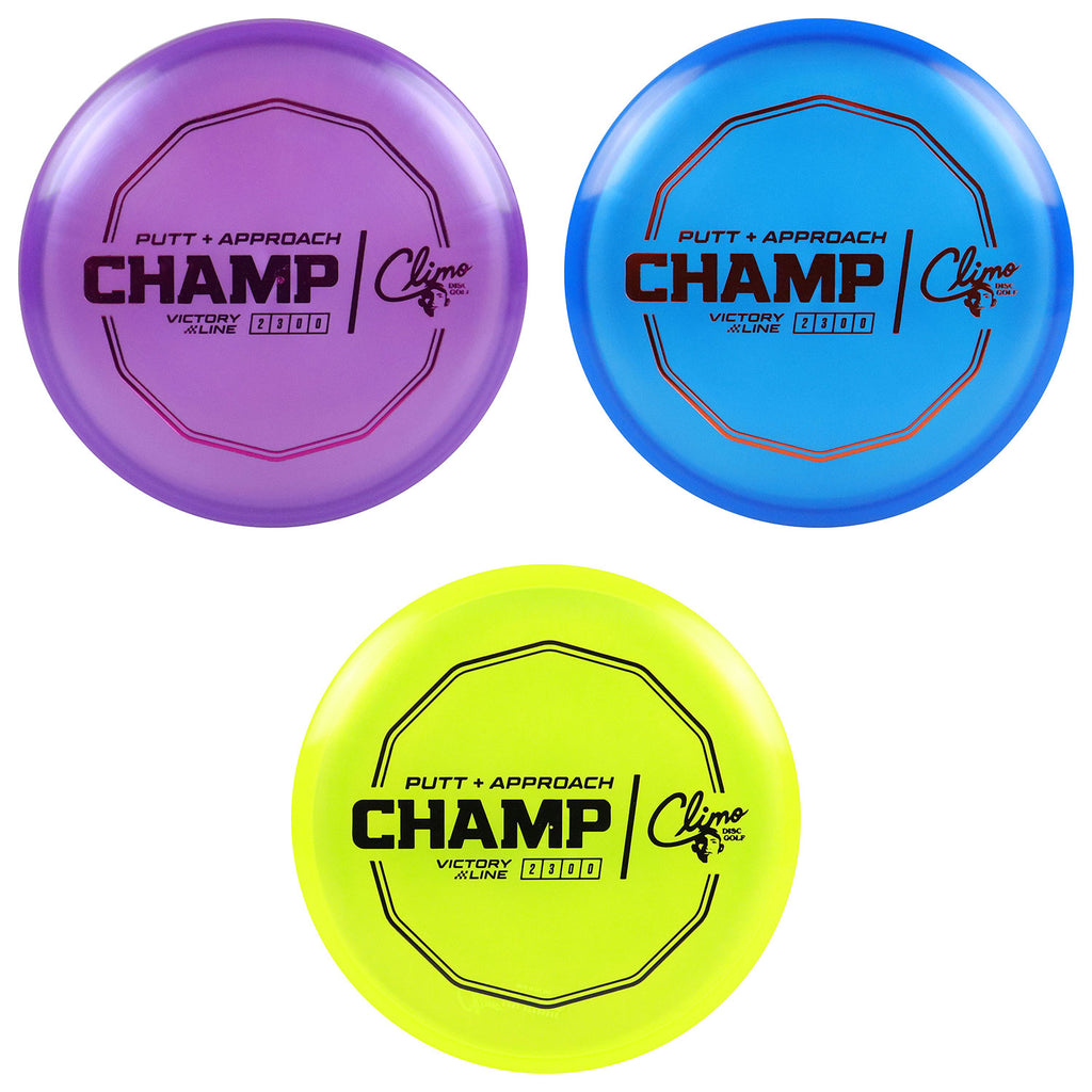 Climo Disc Golf Victory Line Champ Putter 2/3/0/0 - Choose Exact Disc ...
